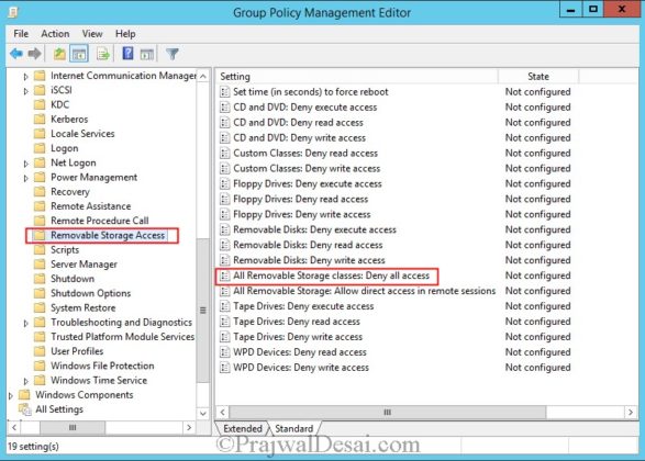 General Tips Collection: How to disable USB devices using Group Policy